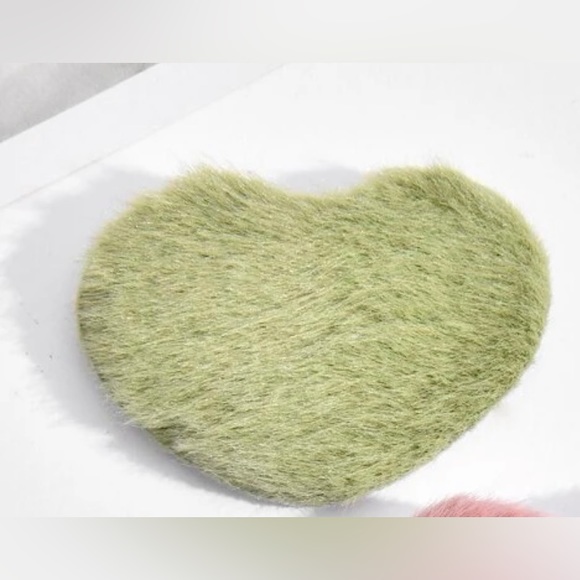 Kathrono | Accessories | Adorable Kawaii Single Furry Fuzzy Soft Heart ...